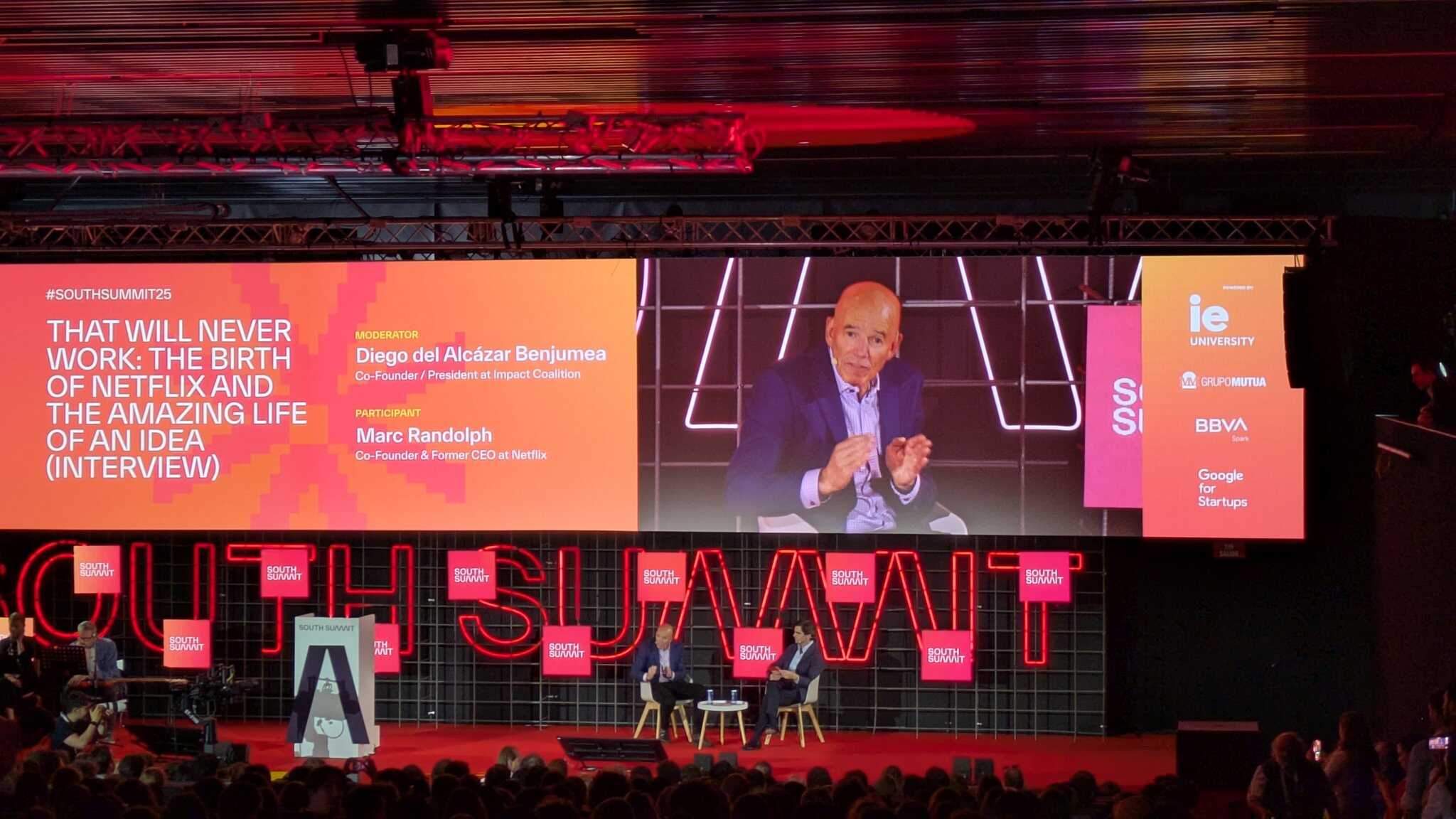 Marc Randolph, cofundador de Netflix, en South Summit Madrid